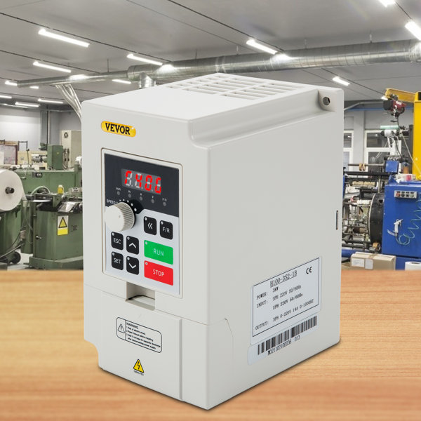 VEVOR Variable Frequency Drive, AC 220V Input 3KW Variable Frequency CNC | Wayfair